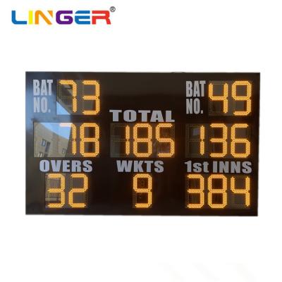 China LED Cricket Scoreboard With 8mm Acrylic Board Front Face for sale