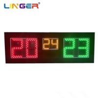 China Linger Simple Netball LED Electronic Scoreboard 8inch 200mm DIP Digit AC110-240V for sale