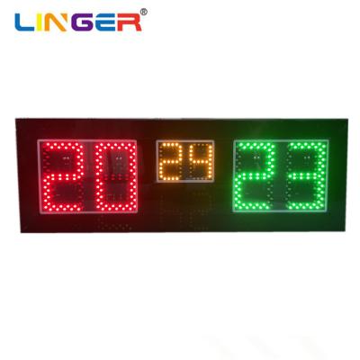China Linger Simple Netball LED Electronic Scoreboard 8inch 200mm DIP Digit AC110-240V for sale