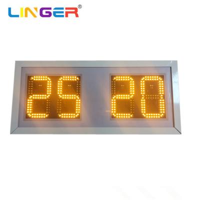 China Wireless Remote Control LED Scoreboard IP65 200mm Digit Height AC110-240V for sale