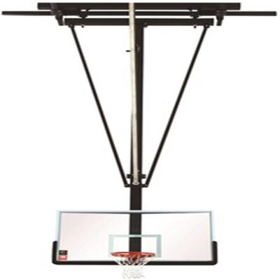 China AC110V-240V Hydraulic Electric Basketball Hoop with 1800mm Backboard and Wireless Remote Control for sale