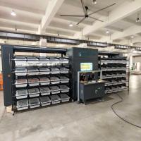China 1500 Items/Hour Put Wall System 100 Slots Reciprocating Multi Layer Cart Fulfillment for sale