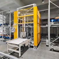 China Floor Transfer Rack And Pinion Lift Vertical Stacker Crane Asrs 2mm Accuracy for sale