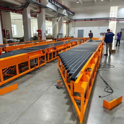 China Heavy Load Warehouse Conveyor Belt System 60Kg/M2 For Warehouse Automation for sale