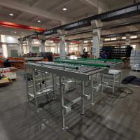 China 12m/Min Pallet Roller Conveyor Warehouse ASRS Transfer Roller Conveyor System for sale
