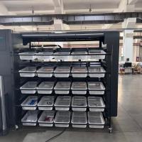 China High Density 100 Slots Reciprocating Multi-Layer Cart Put Wall System for E-Commerce Warehouse Sorting for sale