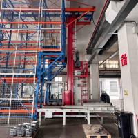 China Warehouse Storage Asrs Stacker Crane 800mm × 1400mm Overhead Stacker Crane for sale
