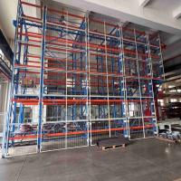 China Heavy Duty Wire Rope Pallet Stacker Crane for Narrow Aisle Warehouse Automation for sale