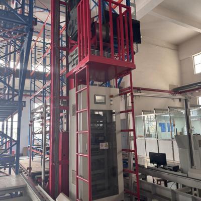 China High Precision Pallet Stacker Crane Systems Double Column Pallet Storage 2000kg for sale