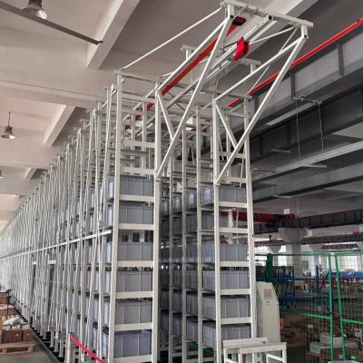 China WMS/WCS Integrated High Efficiency Bin Stacker Crane For Smart Warehouse Systems for sale