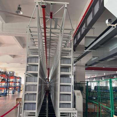 China Narrow Aisle Automated Control Bin Stacker Crane For High Density Storage Systems for sale