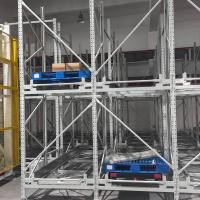 China 2000kg Barcode Guided Pallet Stacker Crane for AS/RS Automated Pallet Storage for sale
