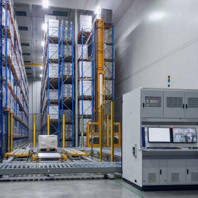 China High Density Auto Storage System 2000kg Load Warehouse Automated Pallet Racking System for sale