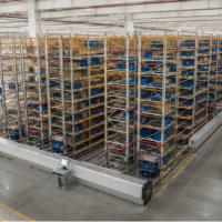 China 50kg Bin-Type Suspended Stacker Crane for High-Density Warehouse Systems for sale