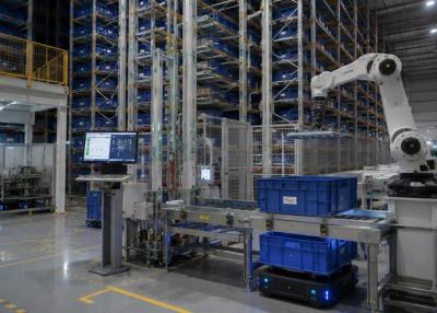 China 50kg Overhead Stacker Crane High Speed ASRS Bin  Automated Stacker Crane for sale
