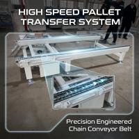 China 1000kg Pallet Chain Conveyor For Manufacturing Production Line  70dB for sale