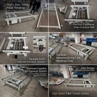 China High Speed Pallet Chain Conveyor 1200kg Chain Conveyor Belt For Pallet Transfer Systems for sale