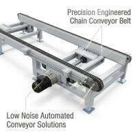 China Low Temp Pallet Chain Conveyor 500kg – 2000kg Cold Storage Drag Chain Conveyor for sale