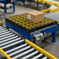 China High Capacity Pivot Wheel Sorter Wheel Sortation System For Courier Distribution for sale