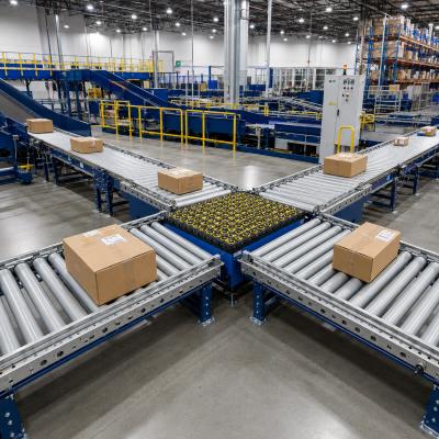 China High Capacity Pivot Wheel Sorter Wheel Sortation System For Courier Distribution for sale