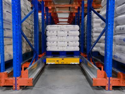 China High Density Two Way Pallet Shuttle System For Automated Deep Lane Warehouse Storage for sale