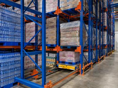 China 433MHz Remote Controlled pallet shuttle automation For Deep Lane Warehouse Storage for sale