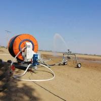 China Agriculture Traveler Hose Reel Sprinkling Irrigation Machine with Plastic Material for sale