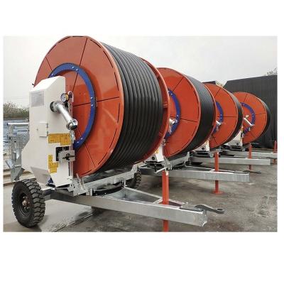 China Agriculture Travelling Irrigation System with Rain Gun 75 300tx Hose Reel and Traveling Irrigator Sprinkler Gun Italy Metal for sale
