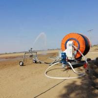 China Mobile Reel Sprinkler Field Irrigator Water Turbine Rotary Irrigation Machine for IRRIGATION SYSTEM Coil Garden Irrigator for sale
