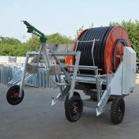 China 75 cm Diameter Drip Irrigation Agricultural Self-Propelled Rain Gun Sprinkler Hose Reel System for Consistent Irrigation for sale
