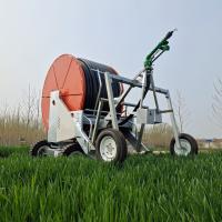 China Small Modern Agricultural Machinery Linear Boom Irrigation System with Hose Reel Diameter 90 cm for sale