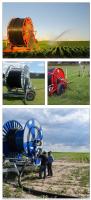 China Small Modern Agricultural Machinery Linear Boom Irrigation System with Hose Reel Diameter 90 cm for sale