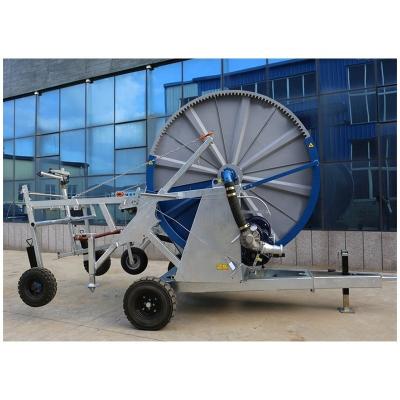 China Remote Monitoring Agricultural Mobile Rain Gun Sprinkler Watering Saving Machine JP90-400 Hose Reels Irrigation System for sale