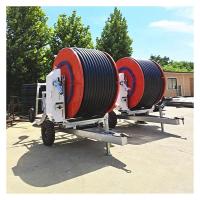 China Innovative 2300 KG Boom Hose Reel Irrigation System for Mobile Sprinkler for sale