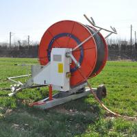 China Simple Operation Agricultural Boom Hose Reel Irrigation Machine for Farmland Operation for sale