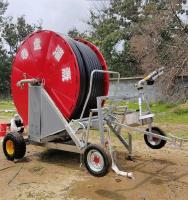 China Agricultural Travelling Irrigator Hard Hose Reel Irrigation Sprinkler Machine 210V for Maximum Irrigation Efficiency for sale