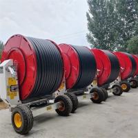 China 2300 KG Plastic Rain Gun Sprinkler Hose Reel Irrigation System for Precise Water Distribution for sale