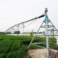 China 98% Efficiency Farm Four Wheel Linear Move Irrigation System Agricultural Equipment 200*160*120 for sale