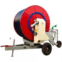 China 75 inch Diameter 2024 Hose Reel Machine with Boom 750 KG Farm Irrigation Systems for sale