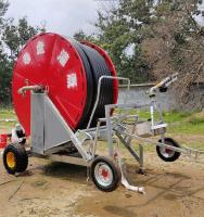 China 75 inch Diameter 2024 Hose Reel Machine with Boom 750 KG Farm Irrigation Systems for sale
