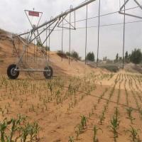 China 2022 Farm Irrigation System Solution Advanced Metal Center Pivot Irrigation Device with Axial Spinning Sprinklers for sale