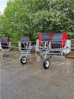 China Advanced Irrigation System Direct Agricultural Hose Reel Sprinkler Traveling Irrigator for Effective Farm Irrigation for sale