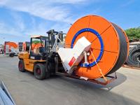 China Sturdy Truss Included Advanced and Powerful Hose Reel Irrigation System for Agriculture Diameter 236 cm for sale