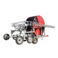 China Metal Agriculture Hydraulic Automatic Self-propelled Water Turbine Hose Reel Irrigation Machine for Farm System for sale
