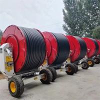 China Diameter 236 cm Rain Gun Sprinkler Hose Reel Irrigation System for Water Utilization and Agricultural Watering for sale