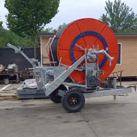 China JP-75-300 Farm Irrigation System Adjustable Speed Hose Reel and Rain Gun Sprinkler for Metal Traveling Irrigation Machine for sale