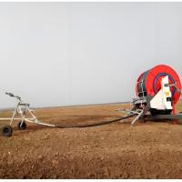 China Big Rain Gun Water Wheel Agricultural Farm Irrigation Systems Engine with Stainless Steel Hose Winder Roller Reel for sale