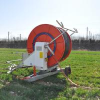 China Hose Reel Irrigation System with Travelling Irrigator and Rain Gun 75 cm Diameter 800 KG Capacity for sale