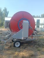 China Metal Rain Gun Sprinkler Hose Reel Irrigation System for Water Utilization in Agricultural Fields for sale