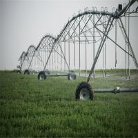 China Automatic Running Metal Agricultural Irrigation Sprinkler System Axial Spray Irrigation Machine for Irrigation System for sale